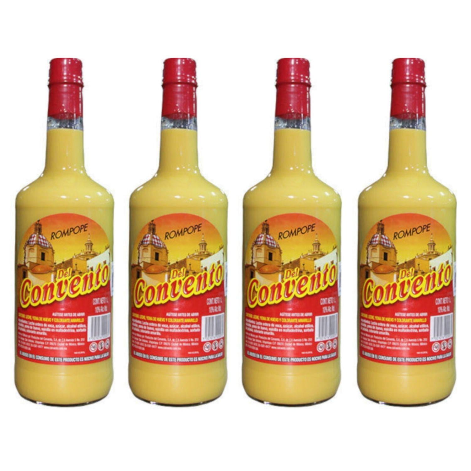 Pack de 4 Rompope Del Convento 1 L | Bodega Aurrera en línea