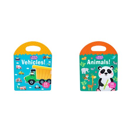 Children Cartoon Waterproof Paste Sticker Book Hand-eye Coordination ...