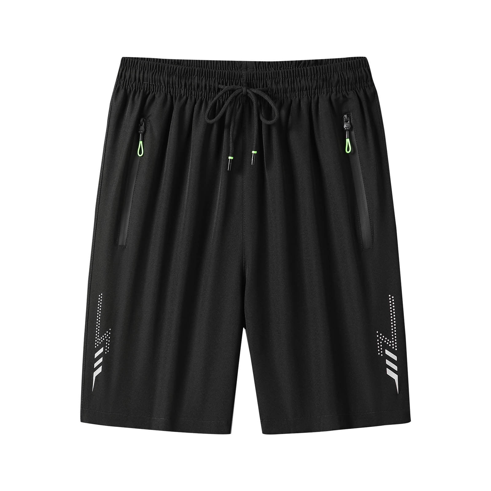 Click here for Aherbiu Plus Size Workout Shorts For Men With Zipp... prices