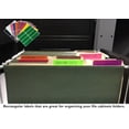 Royal Green Writable Rectangular Labels 3 x 1 inch Pastel Purple ...