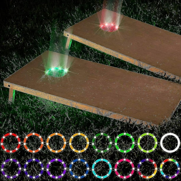 Cornhole Game Night Light Corn Hole Bean Bag Toss Board Led Lamp ...