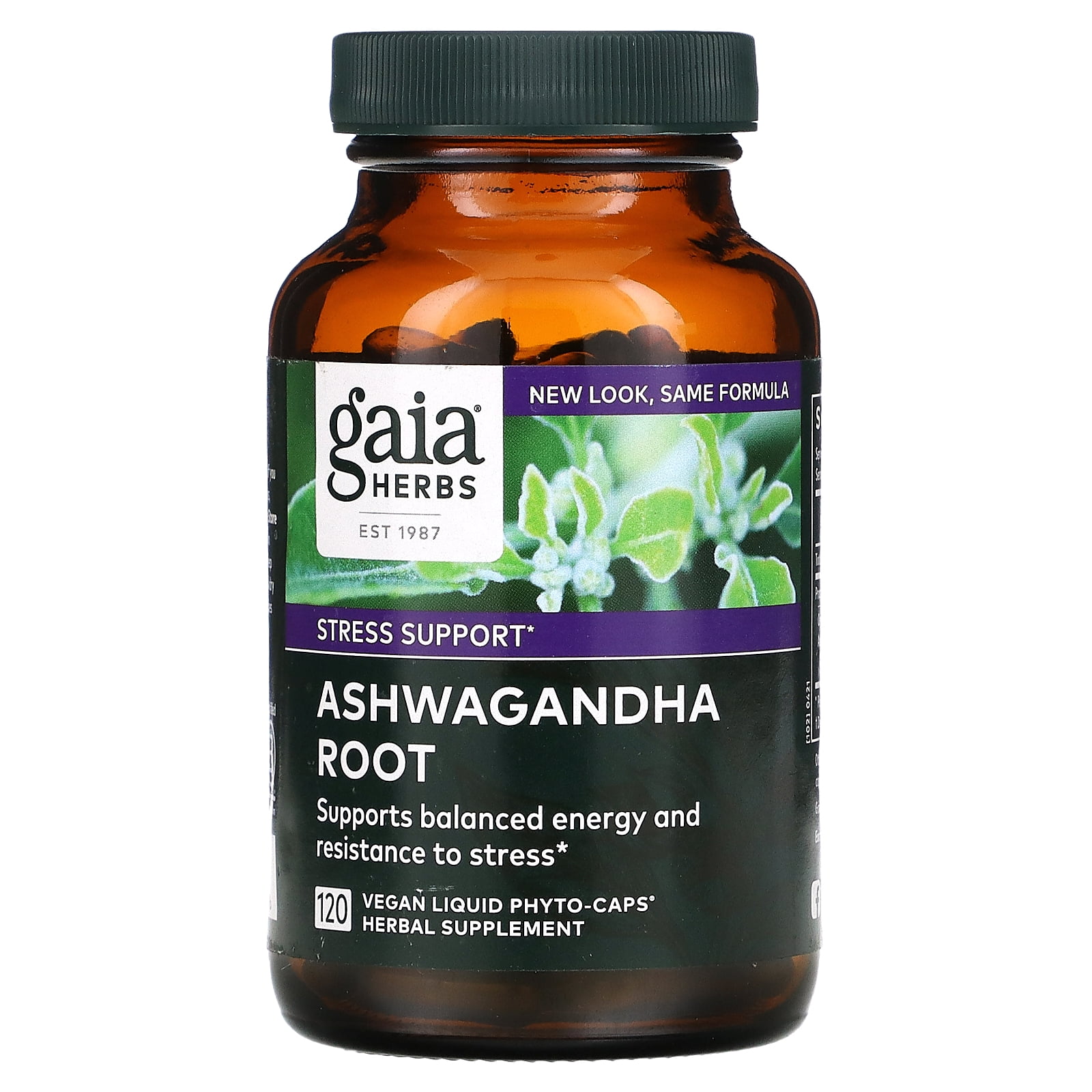 Gaia Herbs Ashwagandha Root Made With Organic Ashwagandha Root To