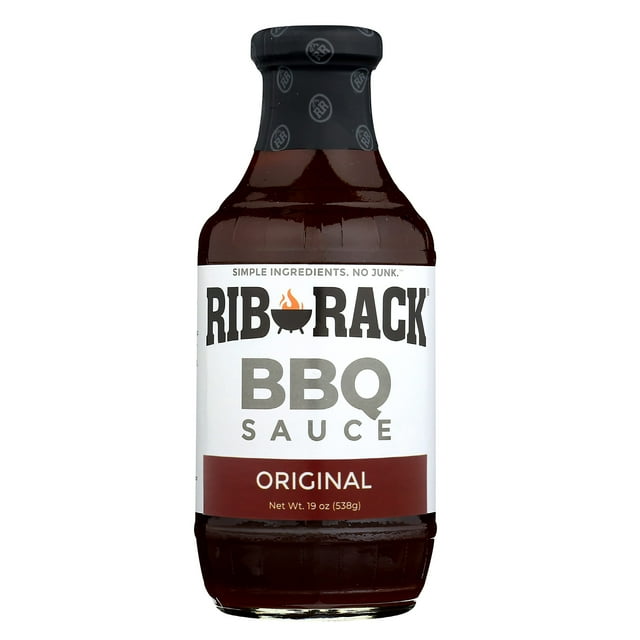 Rib Rack Original BBQ Sauce, 19 Ounce (Pack of 6) - Walmart.com