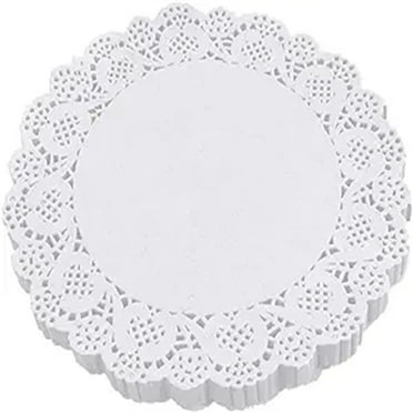 White Lace Paper Doilies - 10 inch Round Paper Doilies - Disposable ...