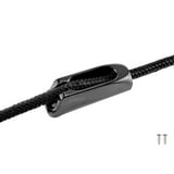 Milue 2 Pack Boat Jam Cleat Self-Lock Rope Black Nylon Clam Cleat Cord ...