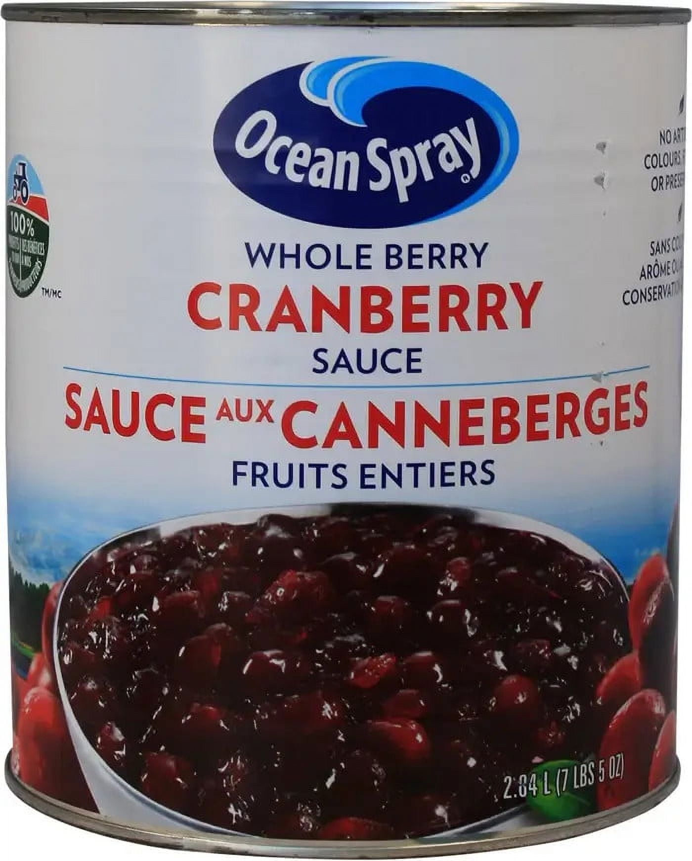 Organic Cranberry Sauce Ocean Spray Whole Berry Cranberry Sauce, 14 Oz ...