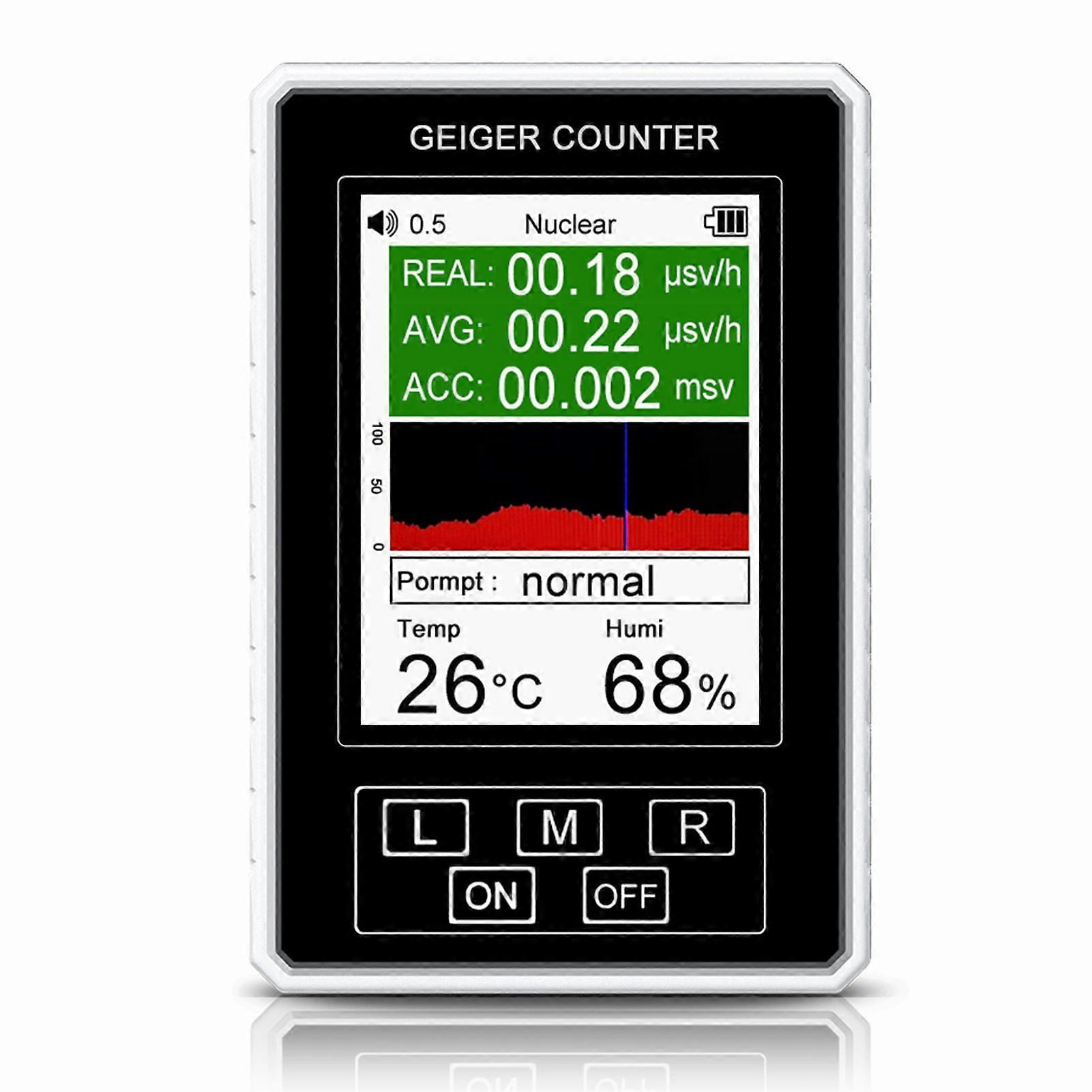 Nuclear Radiation Detector Quick Response Professional Dosimeter Geiger ...