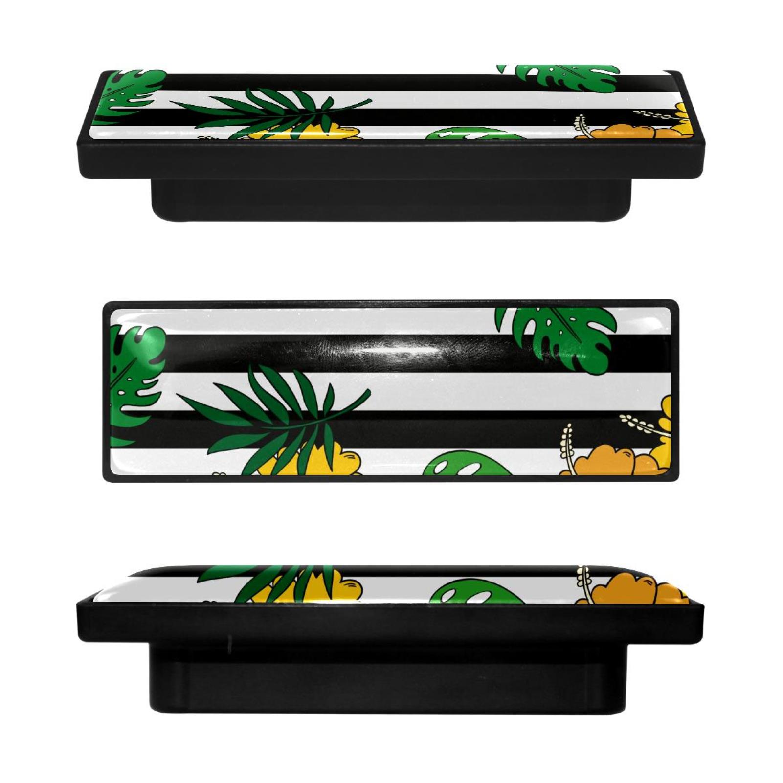 4 Pcs Rectangle Cabinet Handle Cupboard Knob Drawer Pulls Handle ...