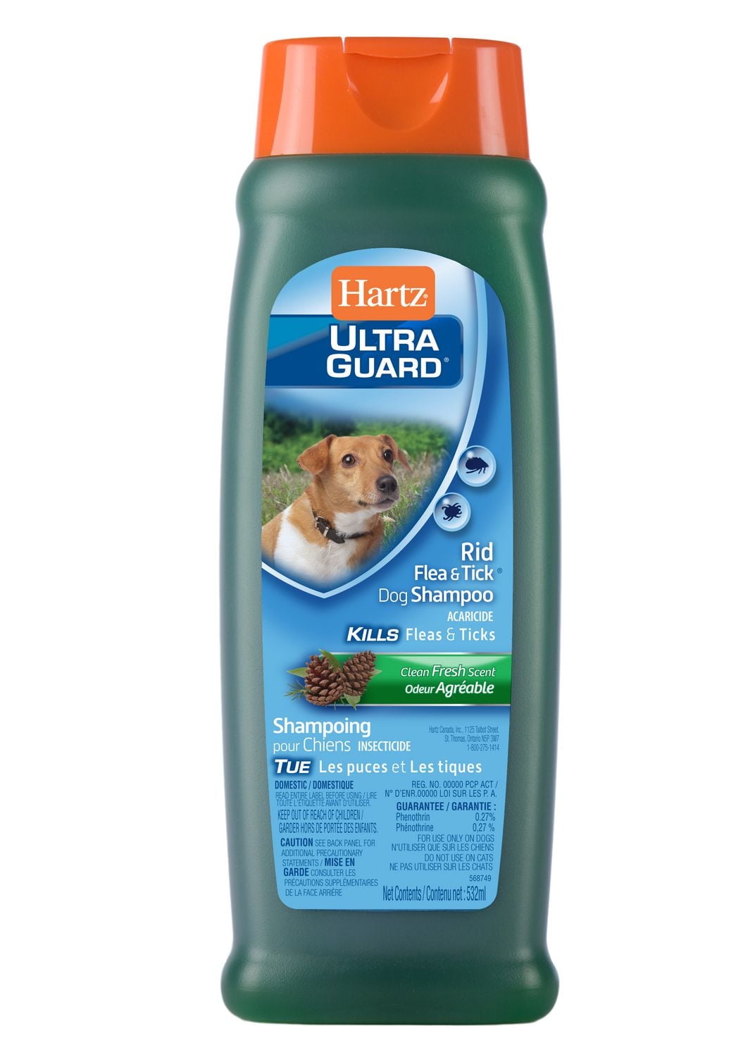 Hartz Ultra Guard Rid Flea & Tick Dog Shampoo, Dog Flea & Tick Shampoo ...