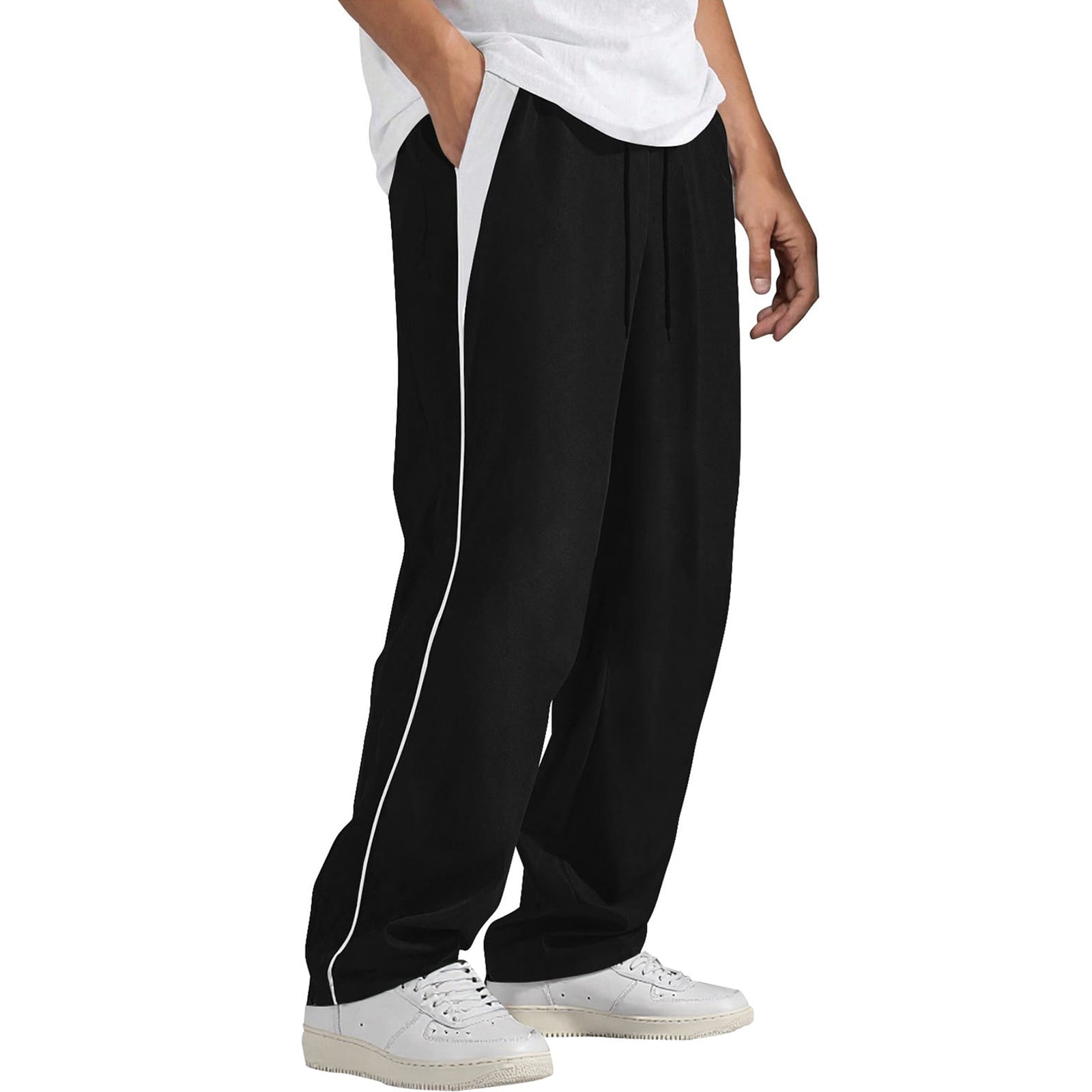 Click here for Pisexur Mens Baggy Sweatpants Straight Leg Loose E... prices