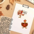 Fall Funny Turkey Clear Stamps for Card Making Thanksgiving Pumpkin ...