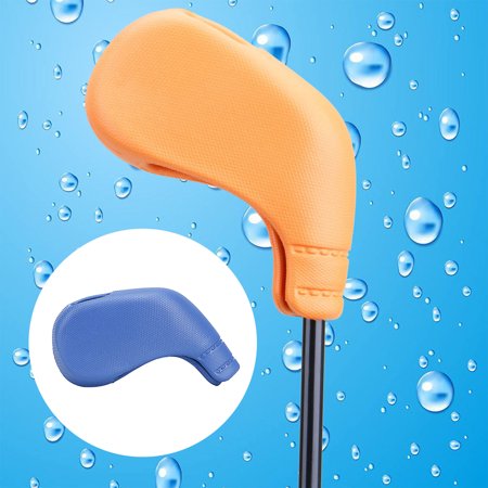 Golf Club Cover TPE Putter Iron Driver Headcovers Round Hole Design ...