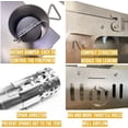 DANCHEL Outdoor TSG TA1 Titanium Camping Wood Stove with 2.2M Chimney ...