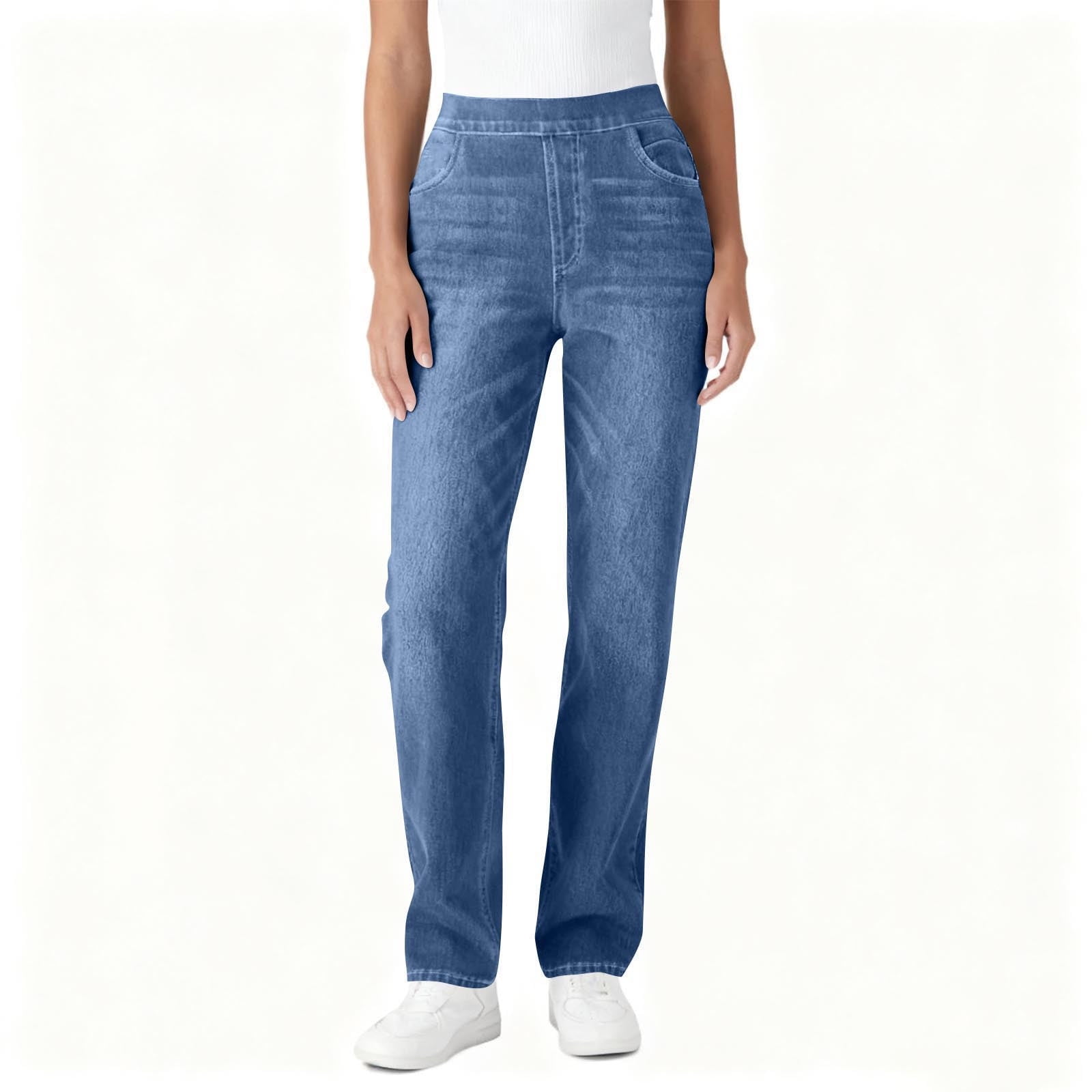 Click here for Chumud Jeans For Women Trendy Straight Leg Denim P... prices