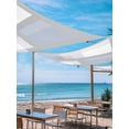 Blue Black Sun Shade Sail 12'X16' Geometric Abstract Color Block ...