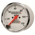 AUTO METER 1396 3-1/8IN SPEEDO, 120 MPH, W/TRIP, MECH, ARCTIC WHT ...