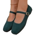 Ballet Flats for Women Slip On Square Toe Formal Wedding Flats Shoes ...