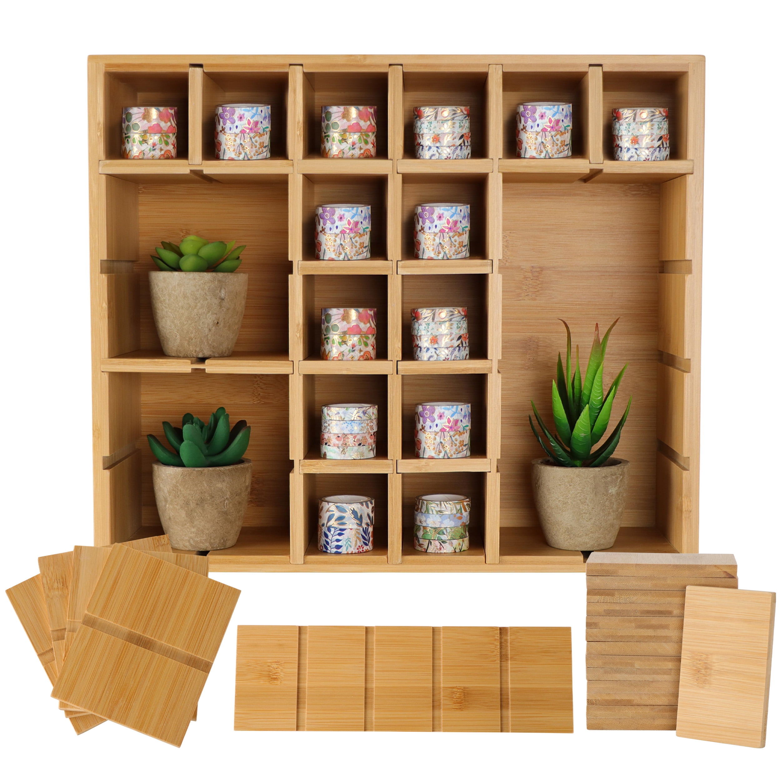 Creekview Home Emporium Bamboo Display Shelf For Collectibles And