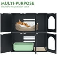 Amunrbrek Cat Litter Box Enclosure Furniture as End Side Table ...