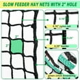 4x4 ft Round Bale Hay Net for Horses & Livestock - Slow Feeder Hay Nets ...