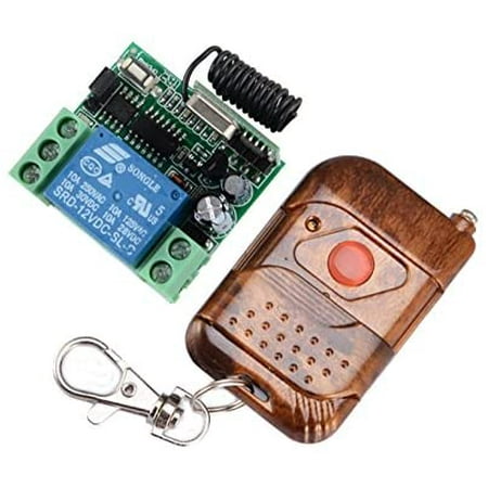 Dawht DC 12V 1 channel Door Access Opener Button Remote Switch Mini ...