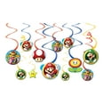 Super Mario Luigi Themed Birthday Party Hanging Decorations Supplies ...