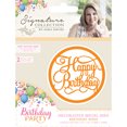 Sara Davies Signature Birthday Party Metal Dies-Birthday Wish - Walmart.com