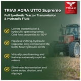 TRIAX Agra UTTO Supreme Full Synthetic Tractor Oil, 1 Gal - Walmart.com