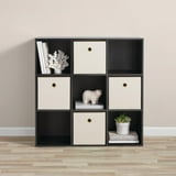 Mainstays 9 Cube Storage Organizer, Black - Walmart.com