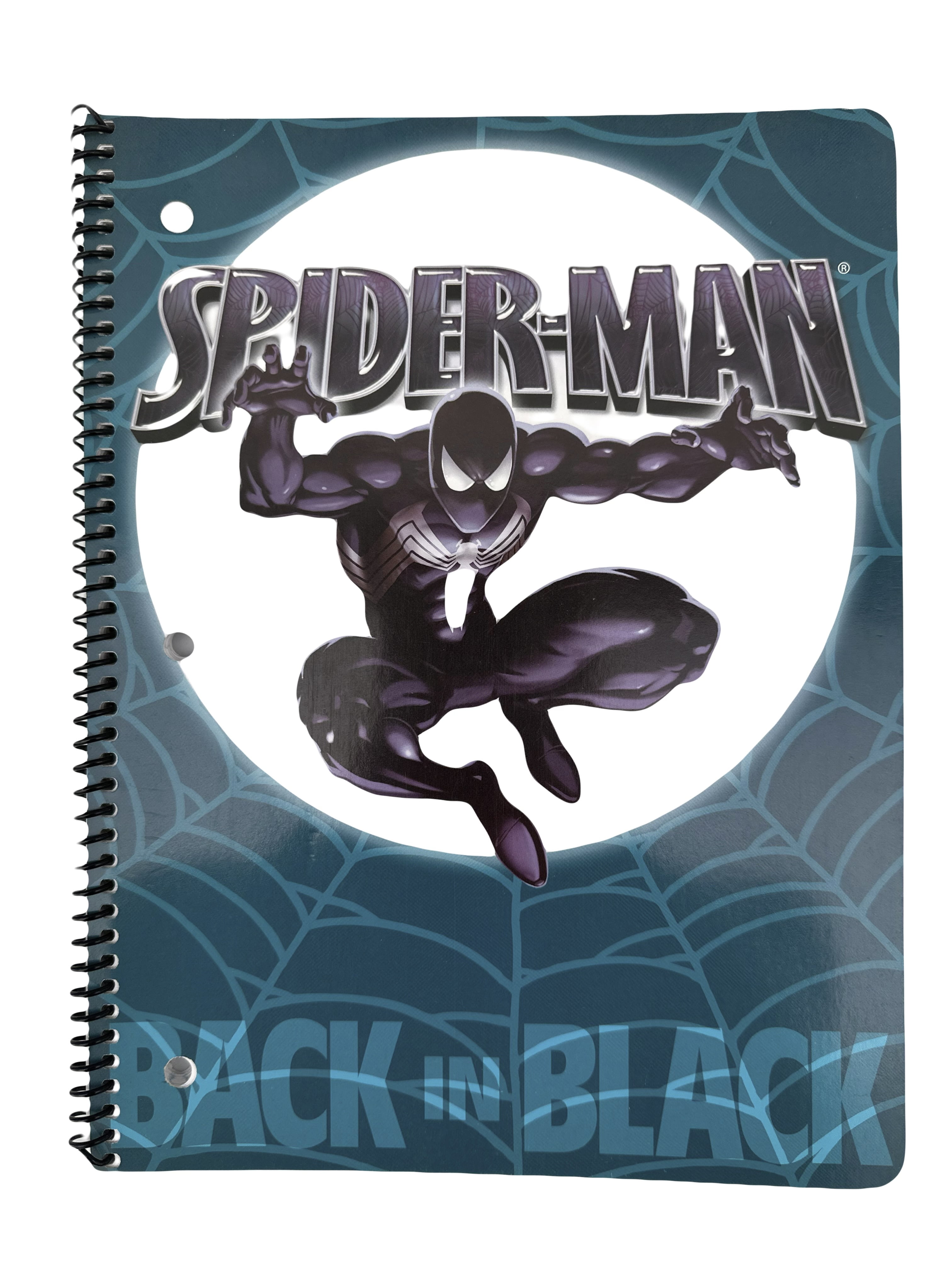 Marvel's Ultimate Spiderman NoteBook - Dark Blue Cover Spiral Notebook ...