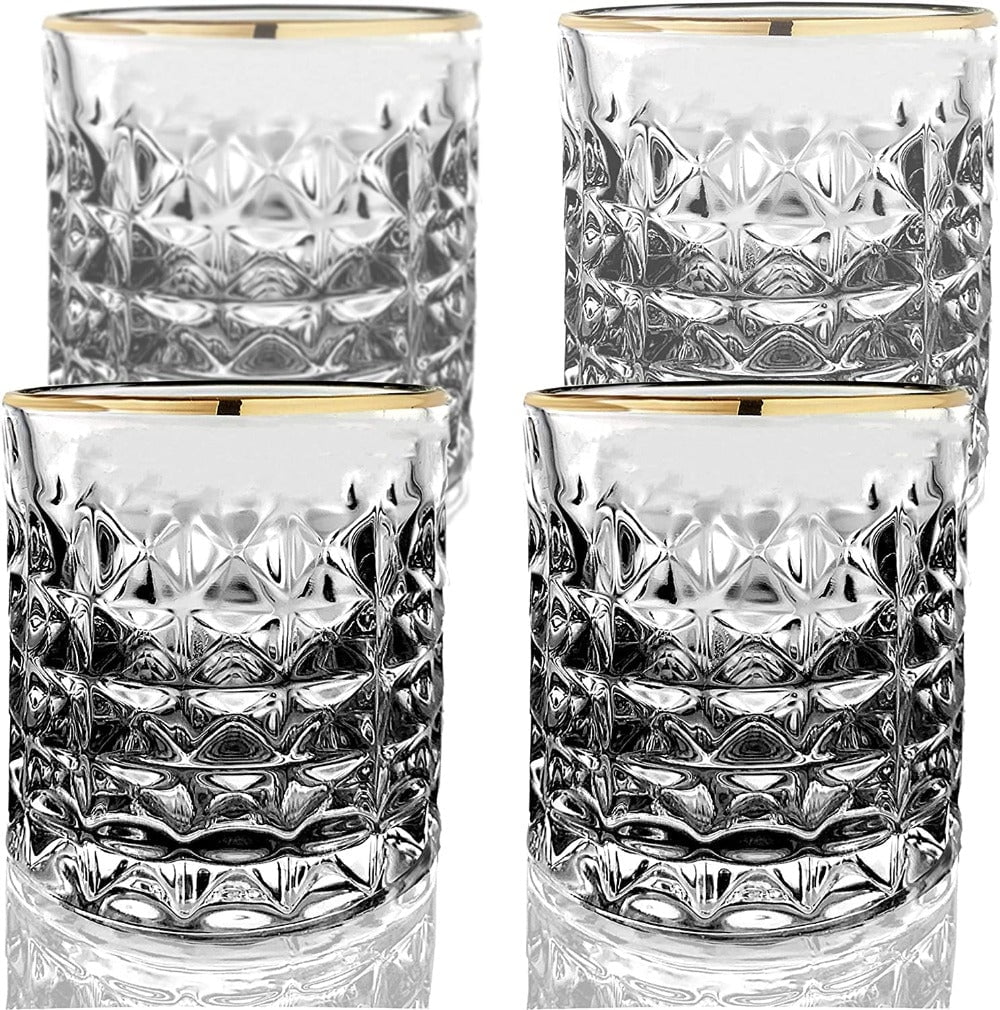 Gold Rimmed Whiskey Cocktail Glass - Walmart.com