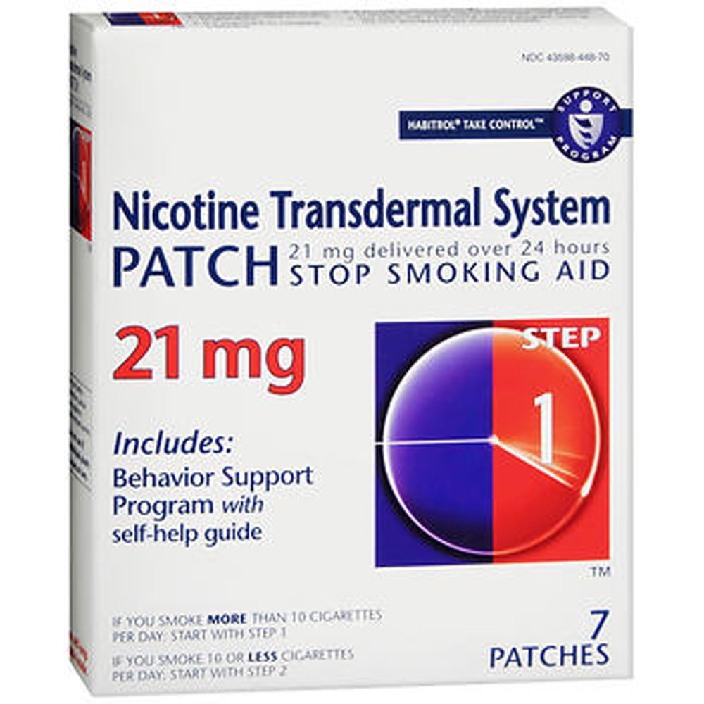 Habitrol Step 1 Nicotine Transdermal System Stop Smoking Aid Patches