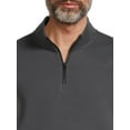 Athletic Works Men’s Fleece Quarter Zip Pullover, Sizes S-3XL - Walmart.com