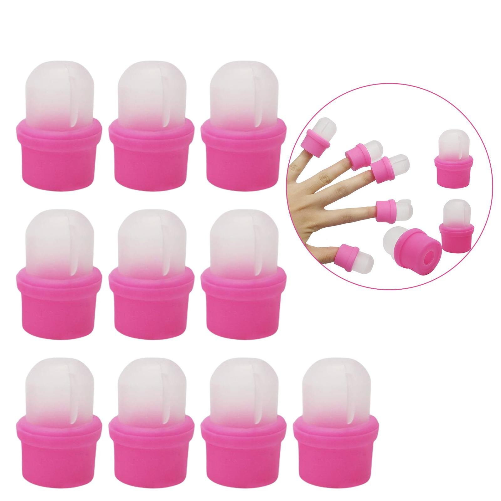 10 Pieces Nail Remover Clips Manicure Tools Soak Off Caps Salon Home ...