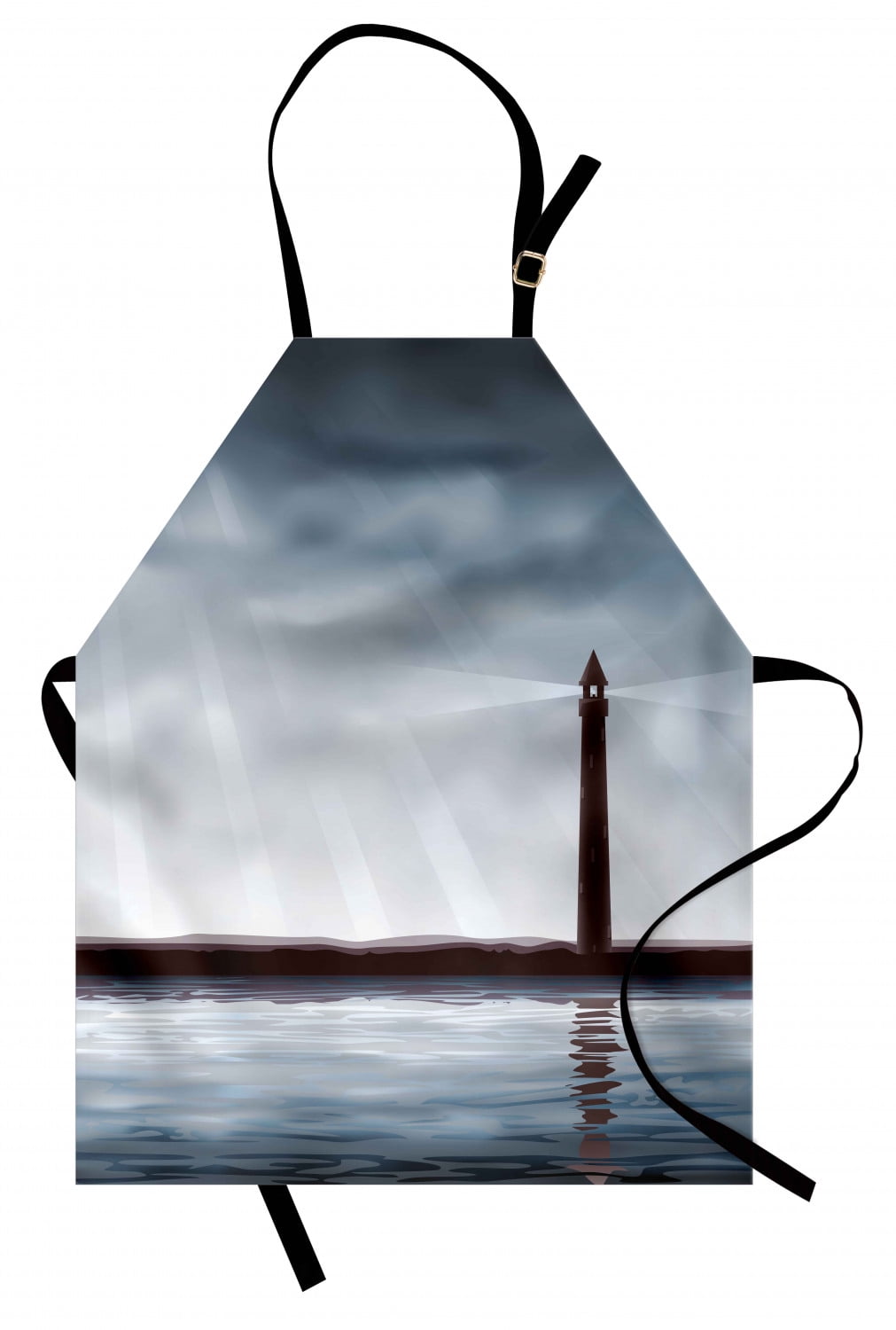 Lighthouse Apron Foggy Atmosphere Marine Life Navigation Journey ...