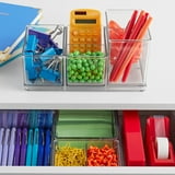 The Home Edit 4 Piece Office Desktop Edit, Clear Plastic Storage System ...