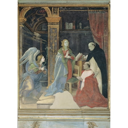 Annunciation With St Thomas Presenting The Cardinal Oliviero Carafa To ...