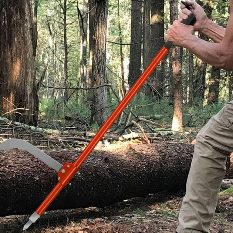 FEBTECH Log Peavey Cant Hook 48" Log Roller Tool Steel Cant Hook for ...