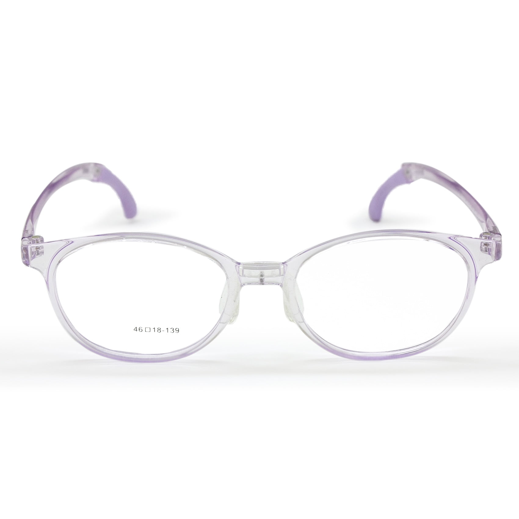 Children Optical Glasses Frame Oval Size 46 Adjustable Ear Lock Flexible TR90 Eyeglasses 6-10Y ...