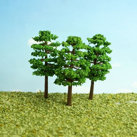 20 Pieces Architecture Model Miniature Landscape 1:150 Scale Trees ...