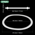5-Pack 183mm OD Silicone O-Rings Gasket, Seal Gasket for 6.25" Clamp ...