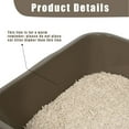 1 Pack Extra Large Dog Litter Box Pan Tray (Abs Material), Low Entry ...