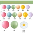 Daisy Flower Balloon Arch Kit Pink and Green Yellow WildFlower Balloons ...