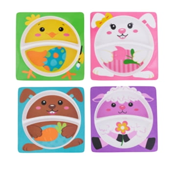 Hoppy Easter Bunny 8 Ct 7 inch Dessert Cake Plates - Walmart.com
