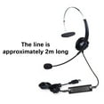Corded Headphone with Microphone Noise Cancelling Computer Headphone ...