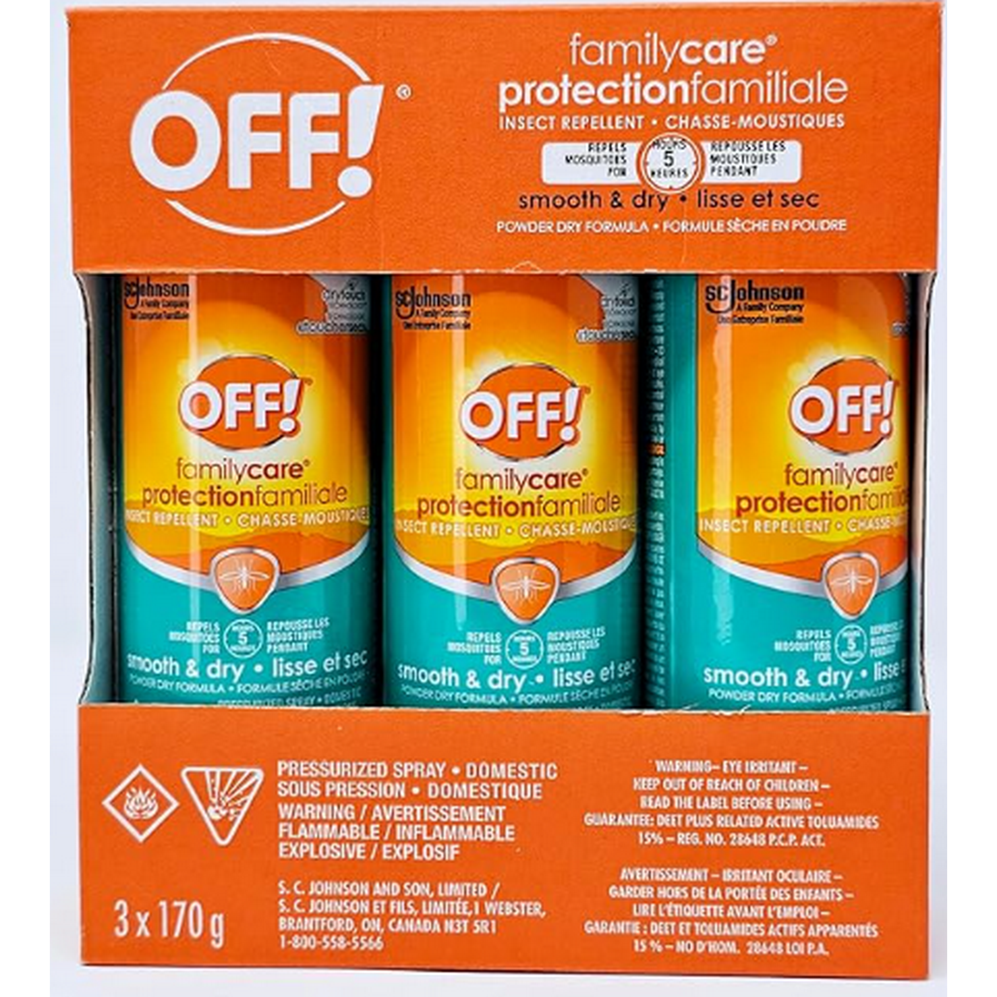 Click here for Off! Familycare Insect Repellent 170g (Pack Of 3) prices