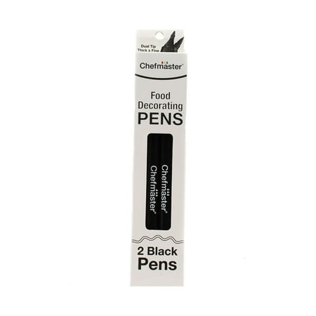Chefmaster Edible Black Decorating Pens, Set of 2 - Walmart.ca