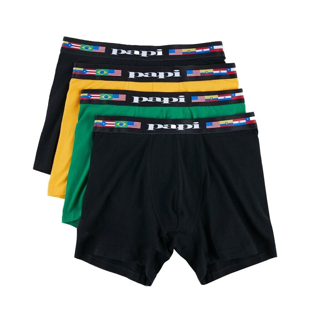 Papi Pride Boxer Briefs 4 Pack Mens - 990003 - Walmart.com