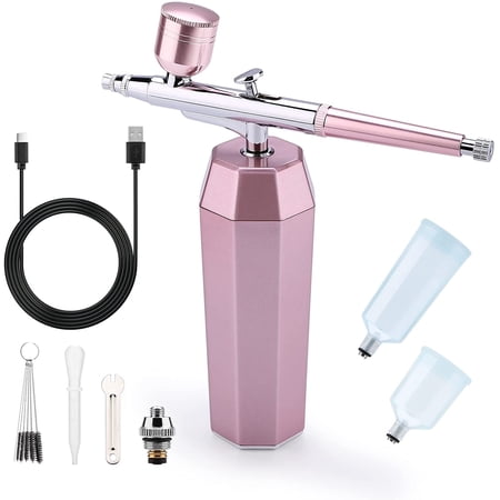 Airbrush Kit, Mini Airbrush Compressor Kit with Dual Action Function ...