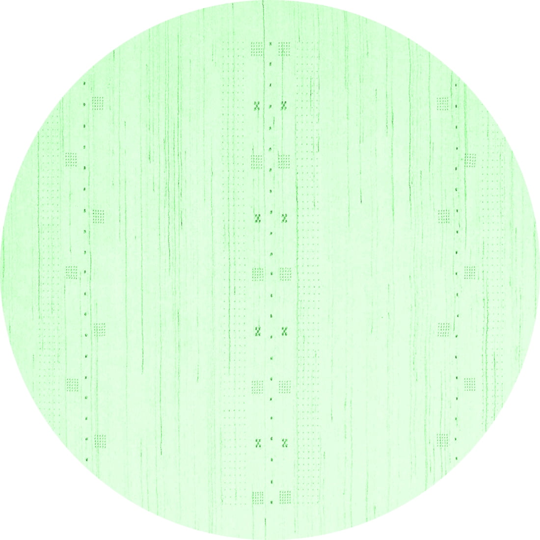 Ahgly Company Indoor Round Solid Emerald Green Modern Area Rugs, 7 ...